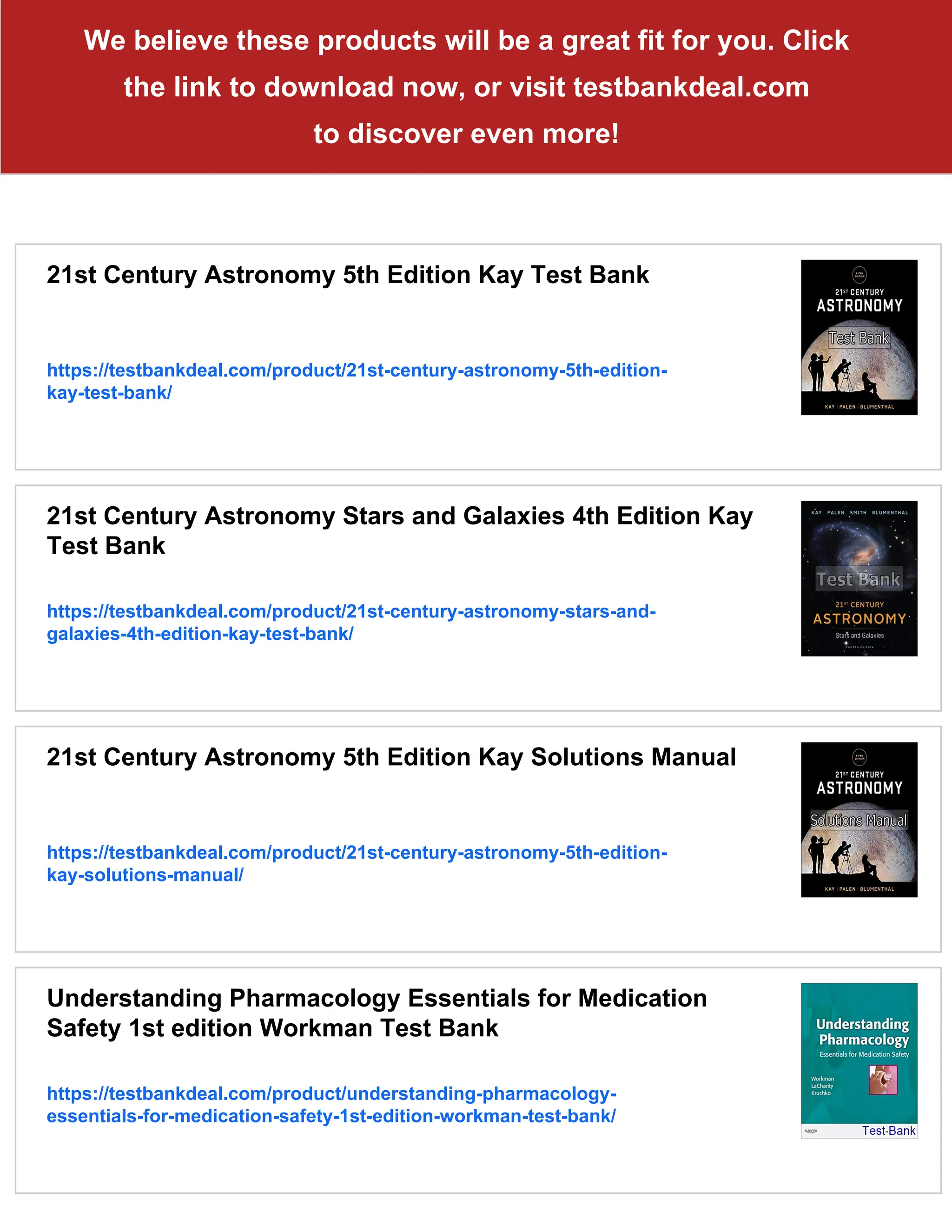 21st Century Astronomy 4th Edition Kay Test Bank | PDF