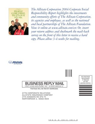 allstate 2004 Summary Annual Report | PDF