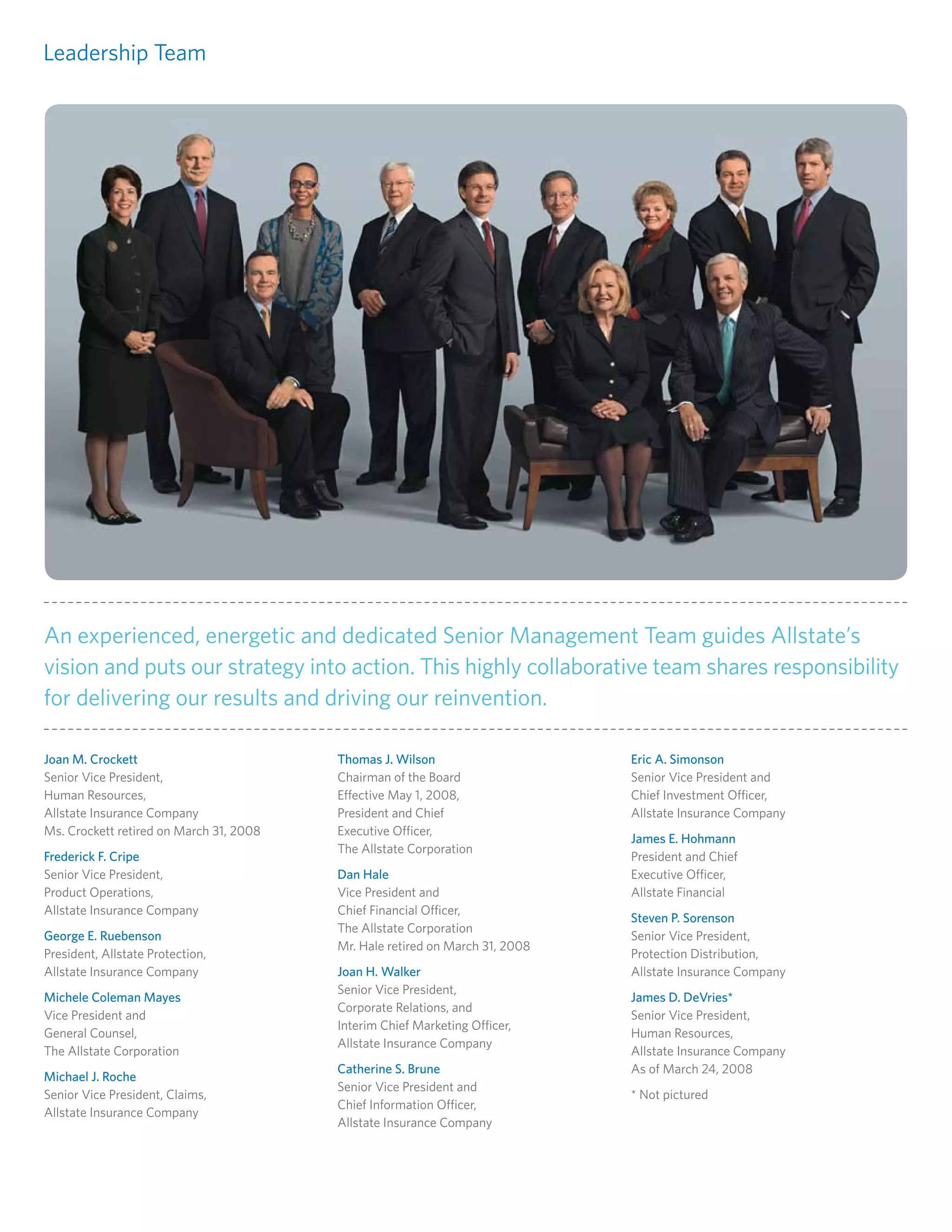 allstate2007 Summary Annual Report | PDF