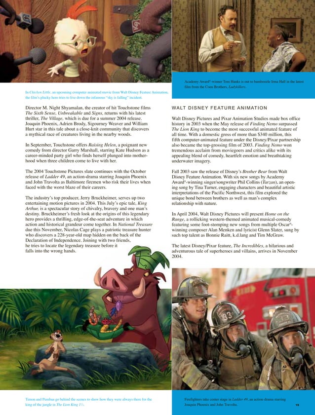 walt disney Annual Report 2003 | PDF