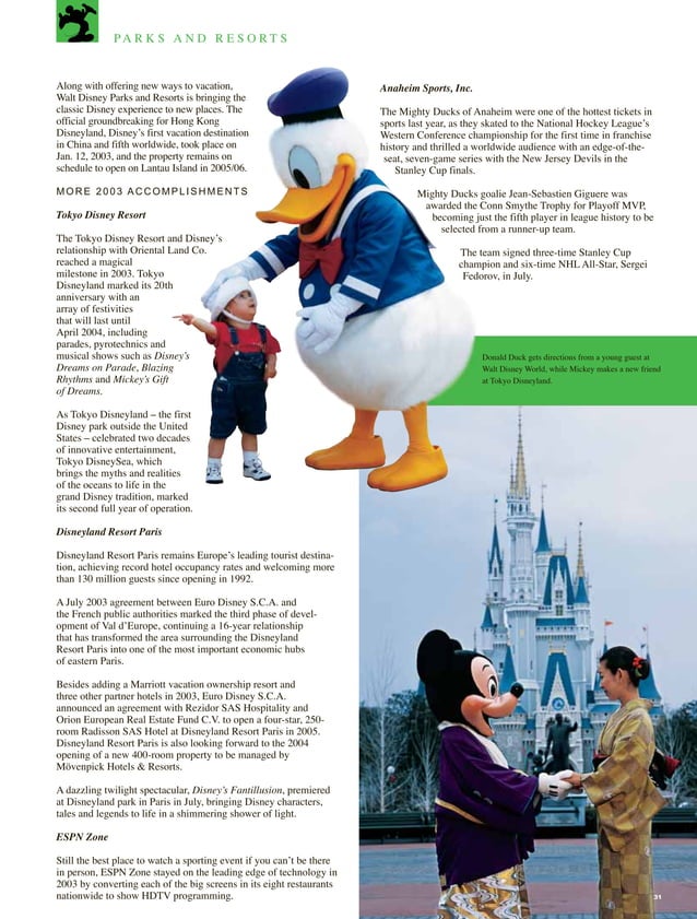 walt disney Annual Report 2003 | PDF