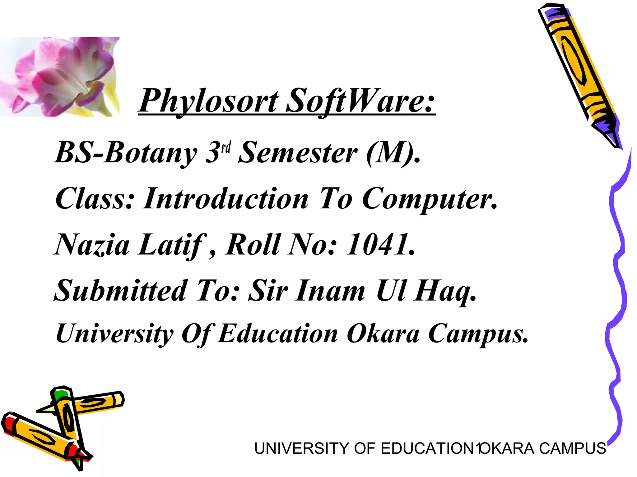 Botany Software | PPT