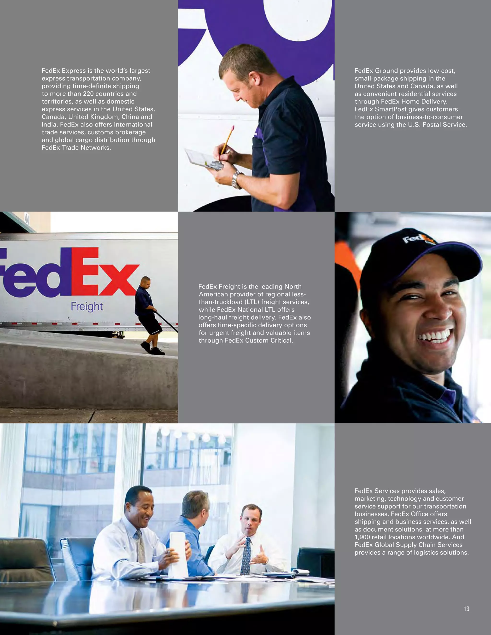 fedex Annual Reports 2008 | PDF | Logistics and Transportation Industry ...