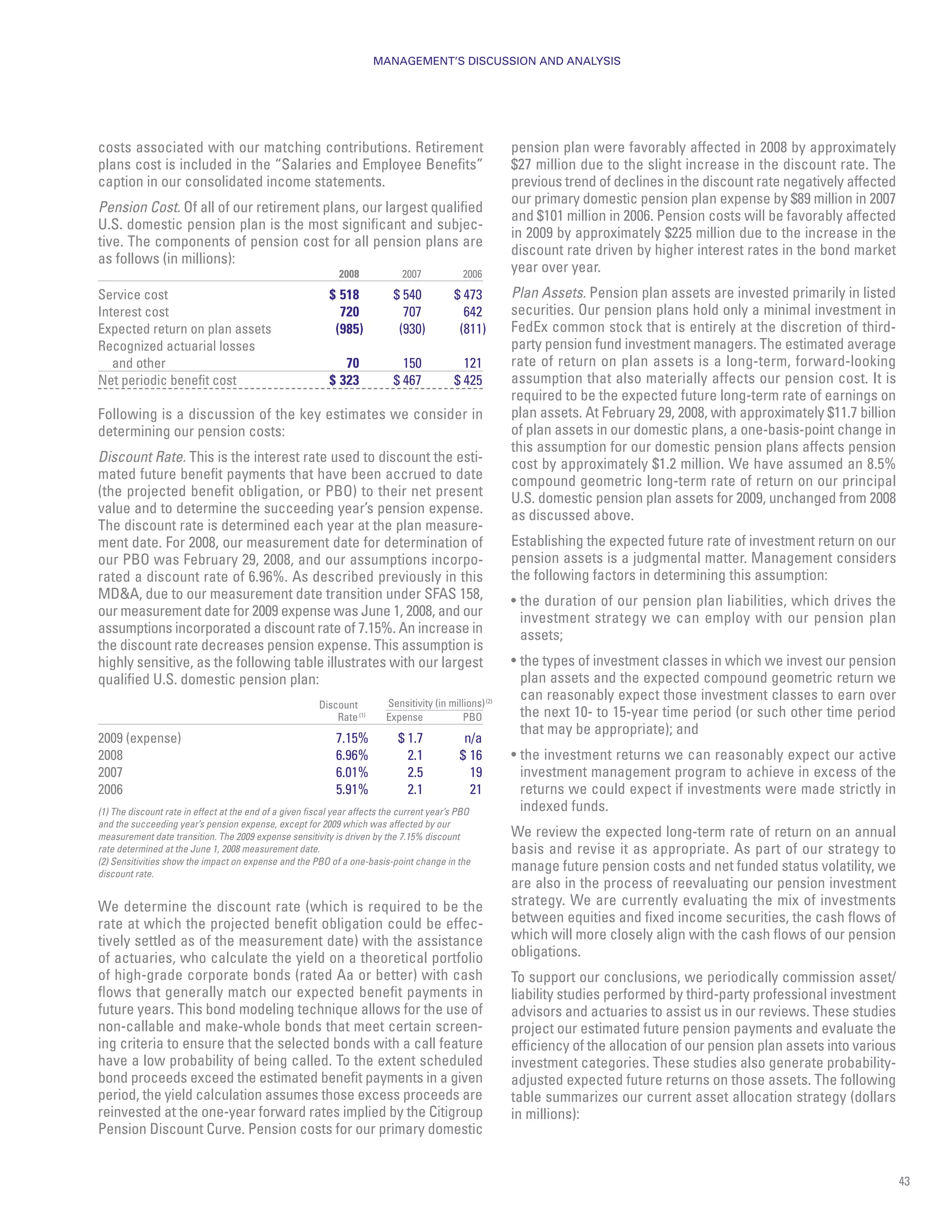 fedex Annual Reports 2008 | PDF | Logistics and Transportation Industry ...
