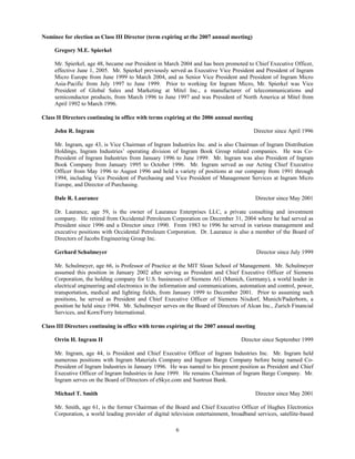 ingram micro Proxy Statement 2004 | PDF