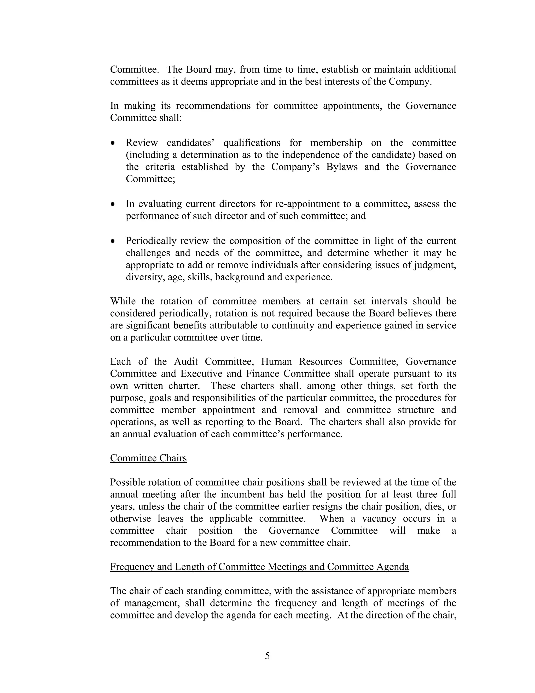 Corporate Governance Guidelines | PDF