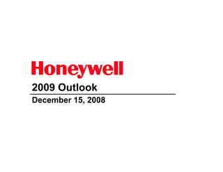 Honeywell Guidance Announcement Presentation | PDF | Business ...