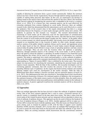 EPIDEMIC OUTBREAK PREDICTION USING ARTIFICIAL INTELLIGENCE | PDF