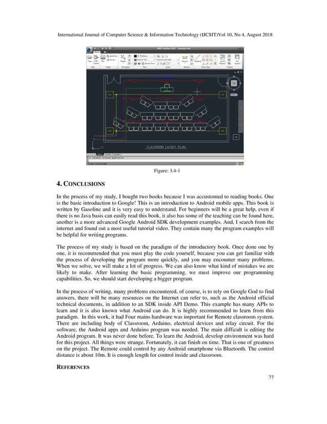 REMOTE CONTROL FOR SMART CLASSROOM WITH BLUETOOTH NETWORKS | PDF