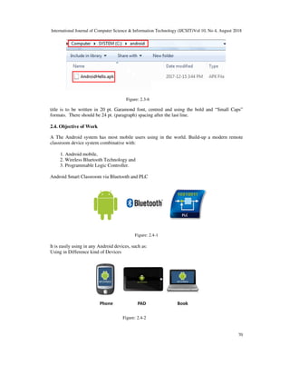 REMOTE CONTROL FOR SMART CLASSROOM WITH BLUETOOTH NETWORKS | PDF