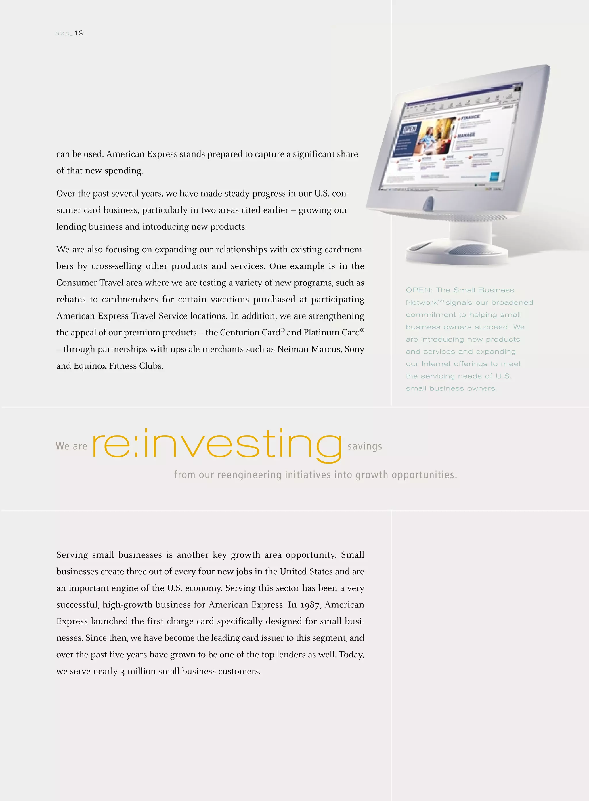 american express Annual Reports 2001 | PDF