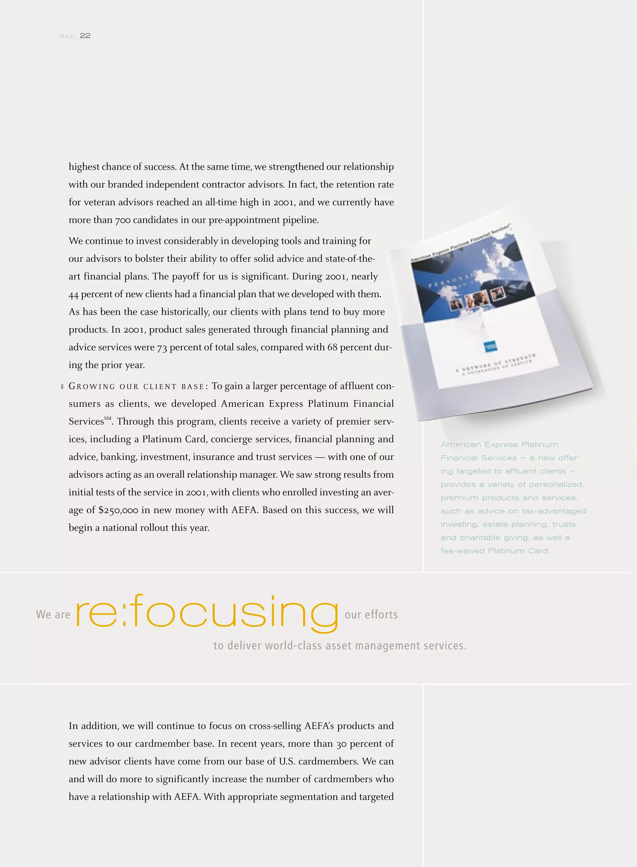 american express Annual Reports 2001 | PDF