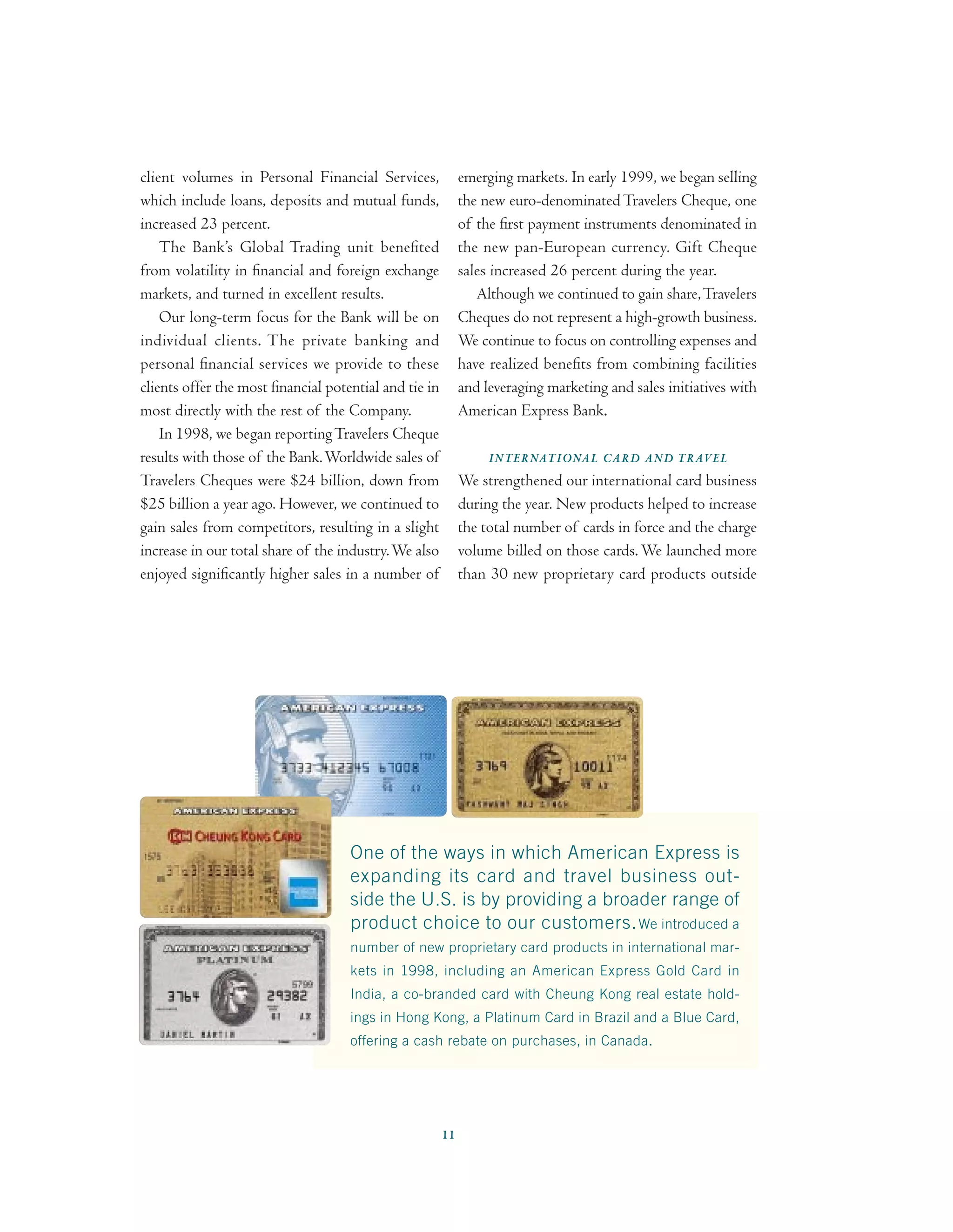 american express Annual Reports 1998 | PDF