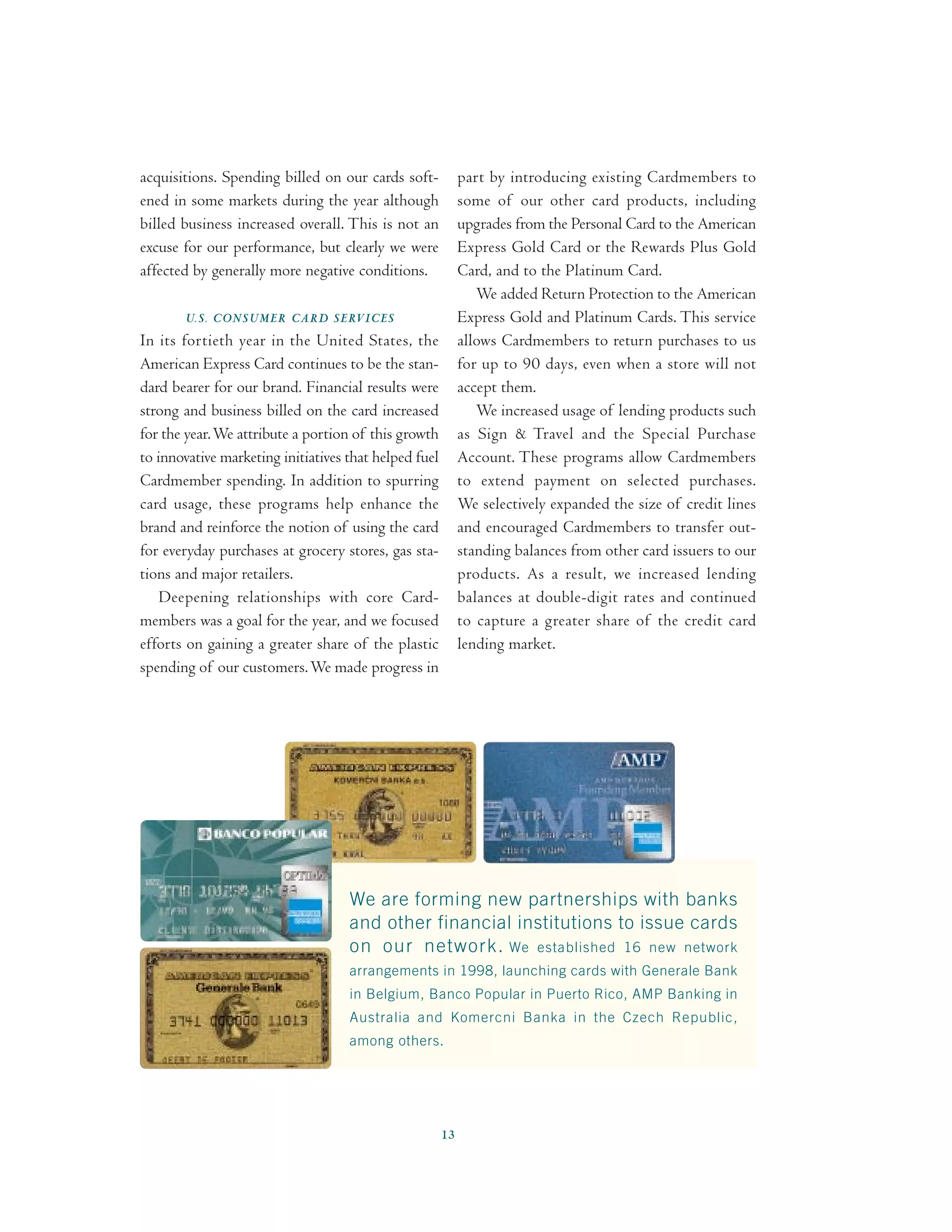 american express Annual Reports 1998 | PDF