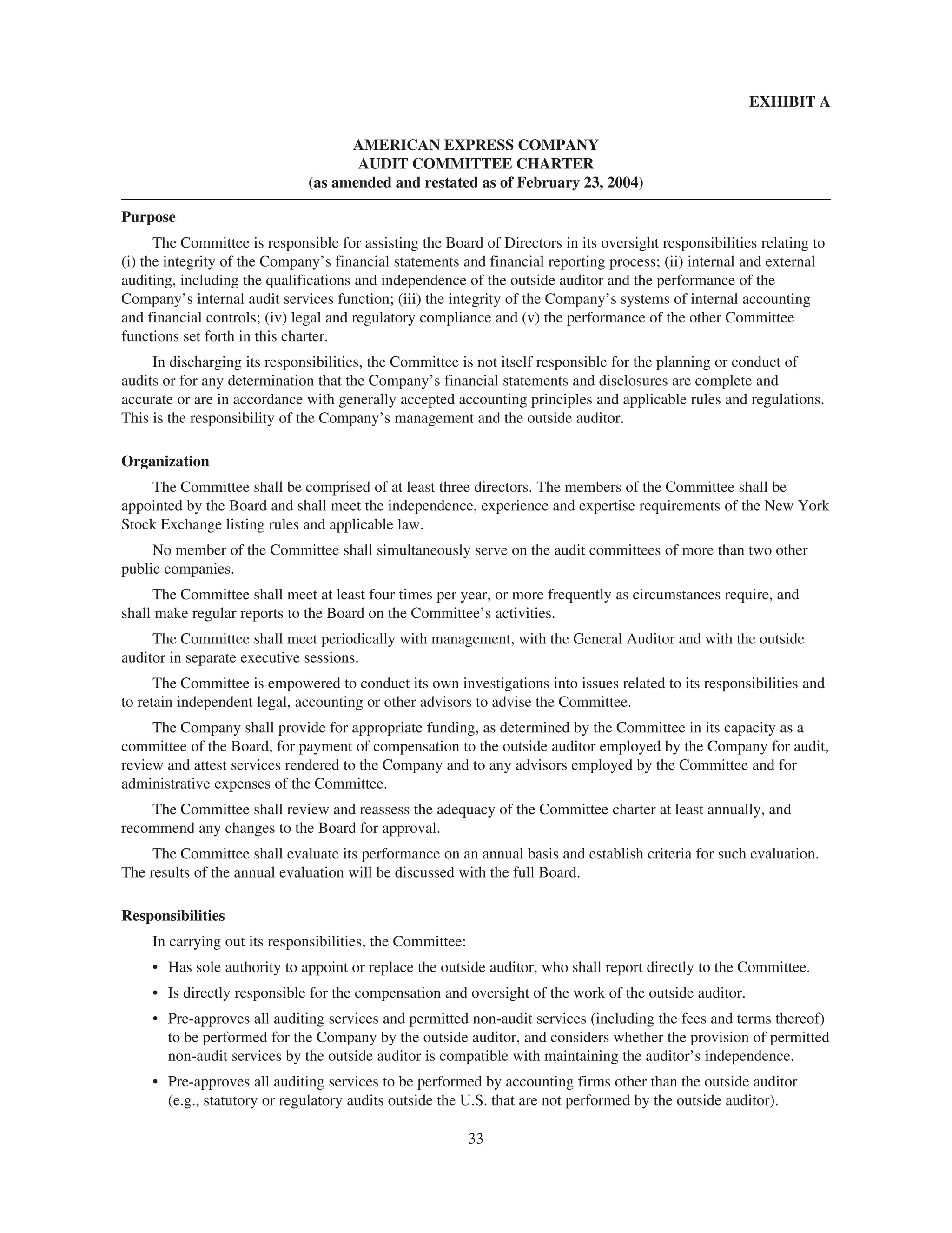 american express Proxy Statements2004 | PDF