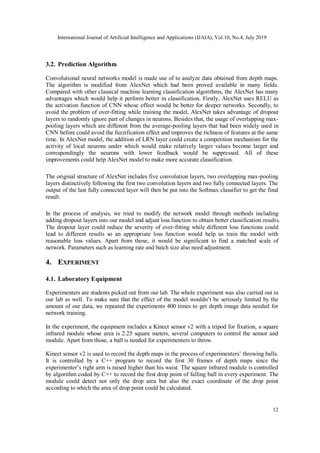 Motion Prediction Using Depth Information of Human Arm Based on Alexnet | PDF