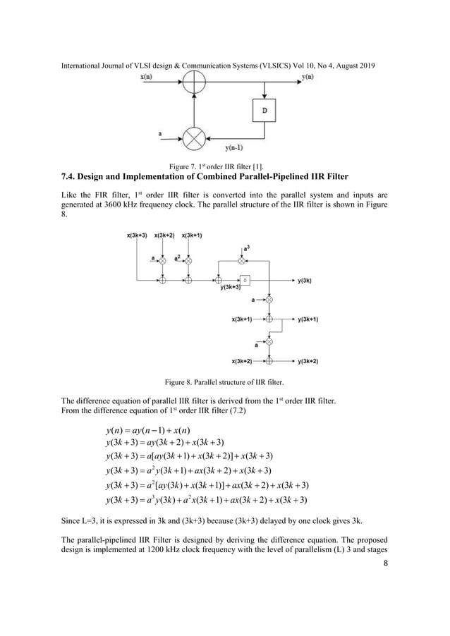 Design And Implementation Of Combined Pipelining And Parallel Processing Architecture For Fir