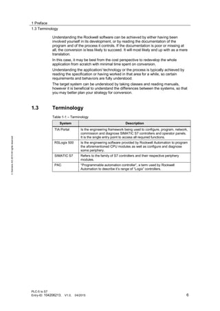 Rockwell Automation PLC-5 to SIMATIC S7 Application | PDF