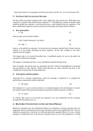 SECURING CRYPTOCURRENCY WALLET SEED PHRASE DIGITALLY WITH BLIND KEY ...