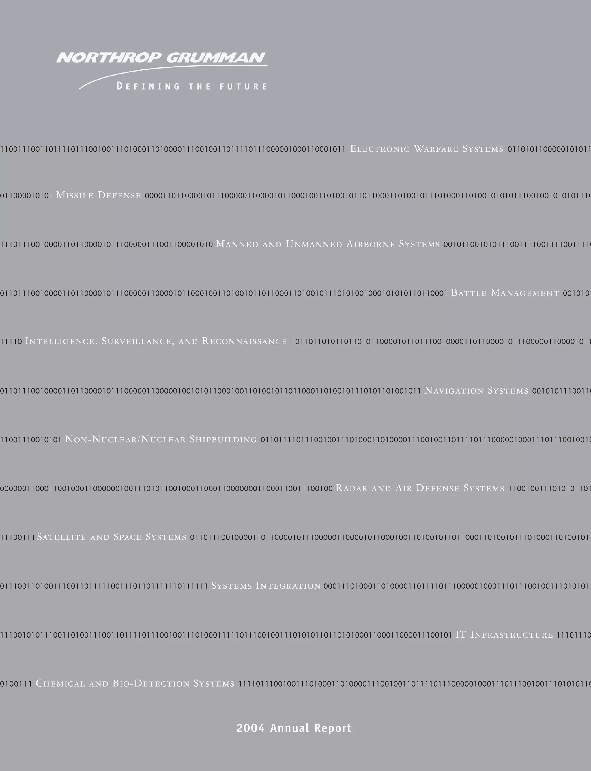 northrop grumman Annual Report 2004 | PDF