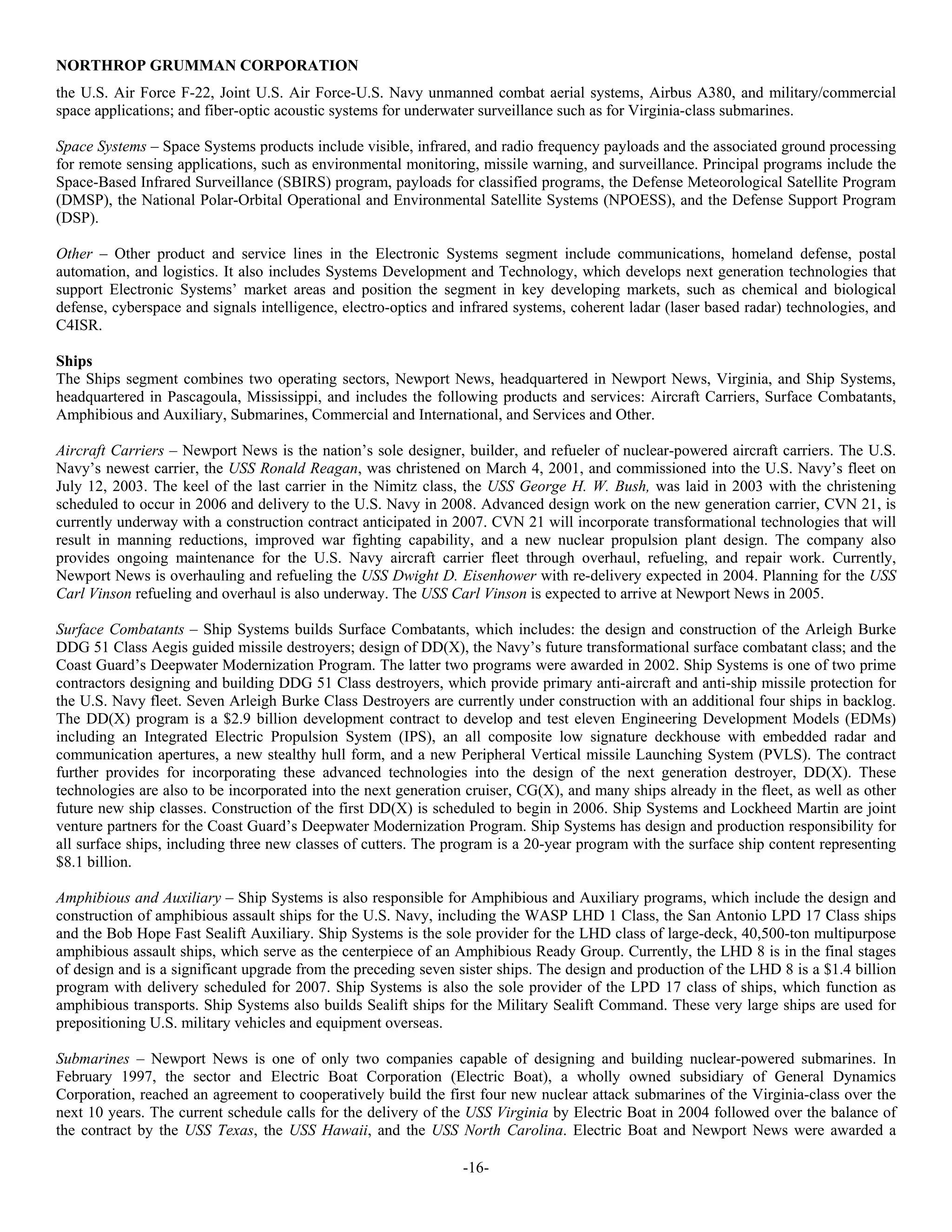 northrop grumman Annual Report 2003 | PDF