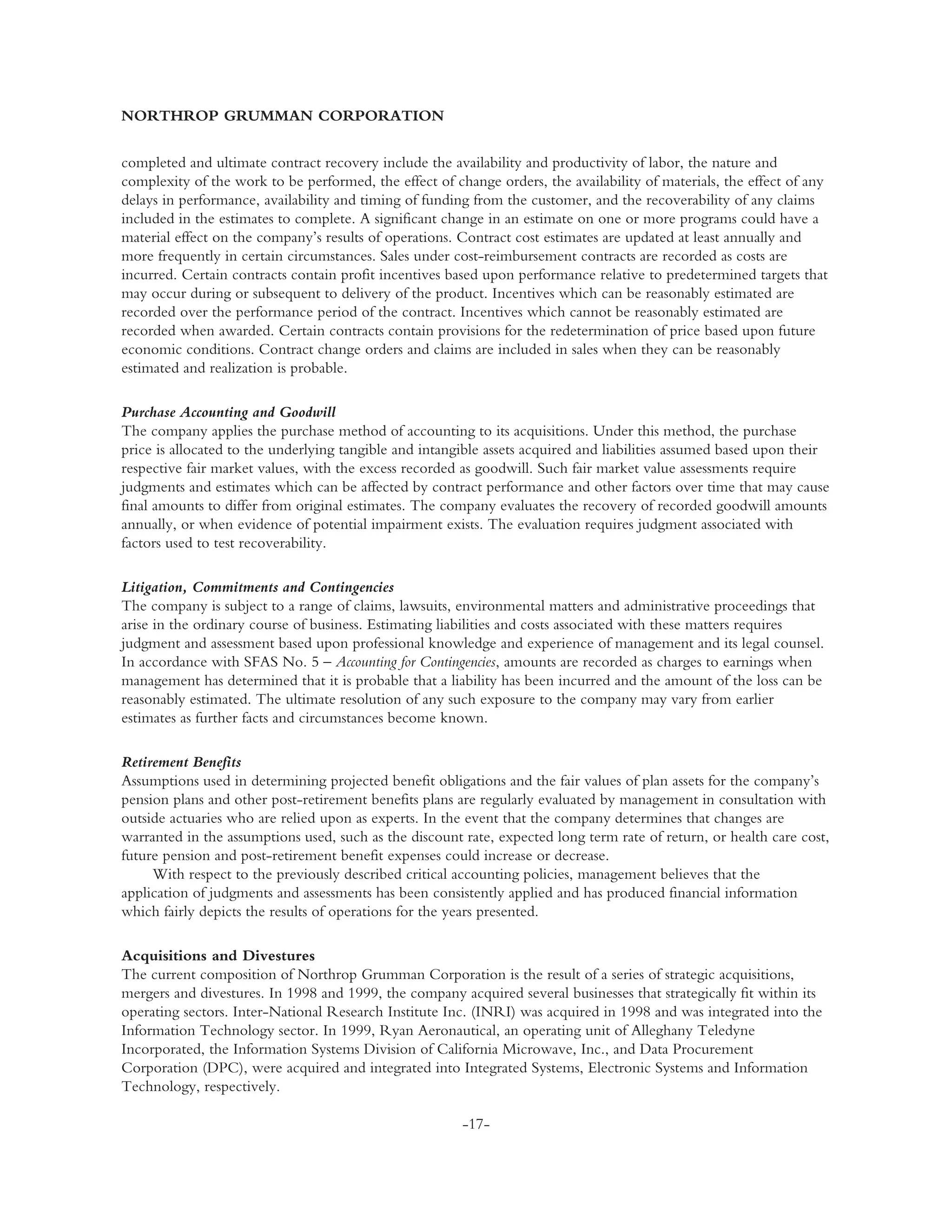 northrop grumman Annual Report 2002 | PDF