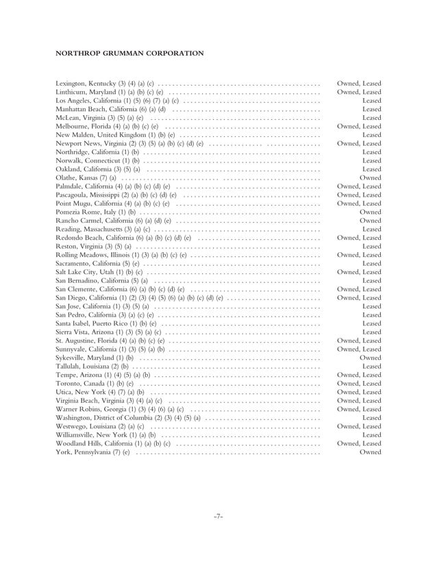 northrop grumman Annual Report 2002 | PDF