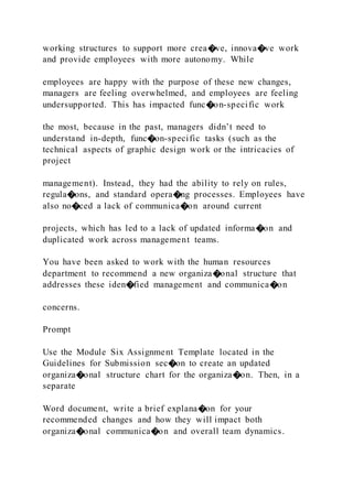 10421, 754 PM Module Six Assignment Guidelines and Rubric - | DOCX