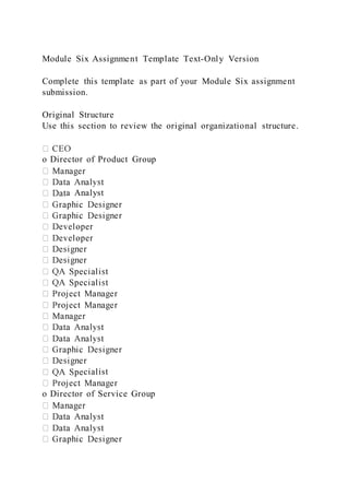 10421, 754 PM Module Six Assignment Guidelines and Rubric - | DOCX