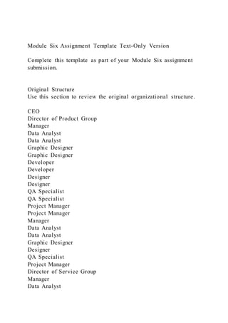 10421, 754 PM Module Six Assignment Guidelines and Rubric - | PDF