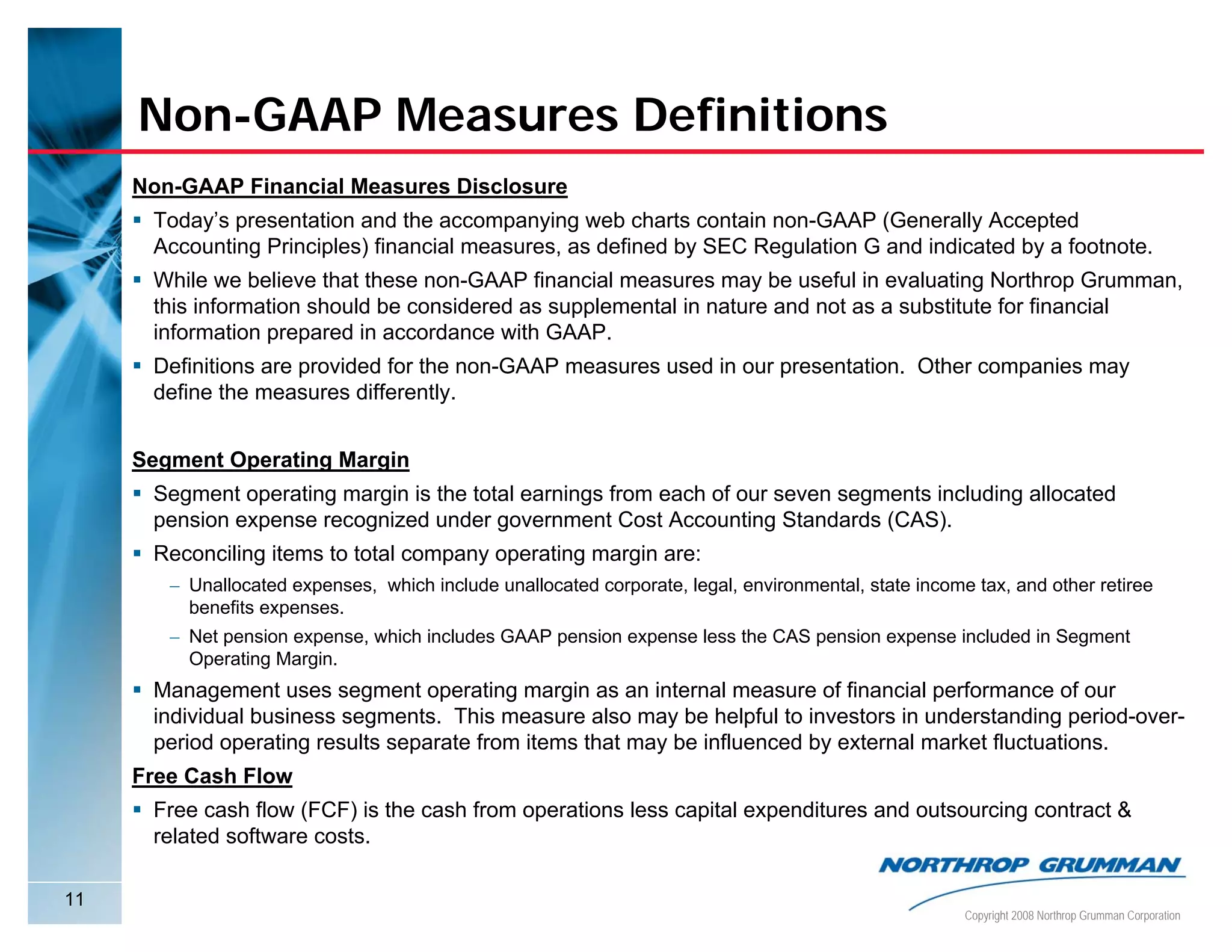 northrop grumman Slide Presentation 2007 4th | PDF