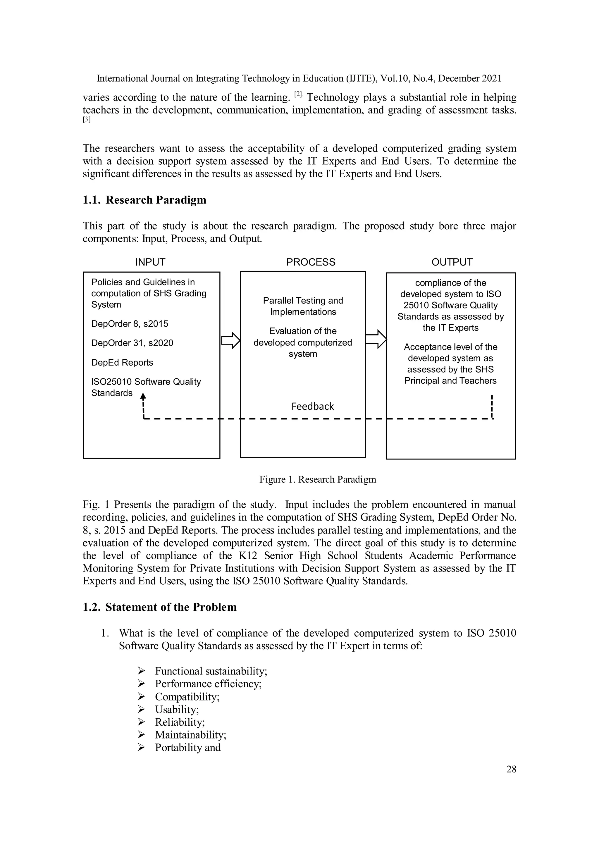 ACCEPTABILITY OF K12 SENIOR HIGH SCHOOL STUDENTS ACADEMIC PERFORMANCE ...