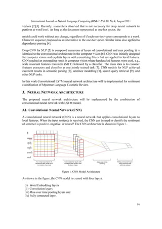 Sentiment Analysis In Myanmar Language Using Convolutional Lstm Neural Network | PDF