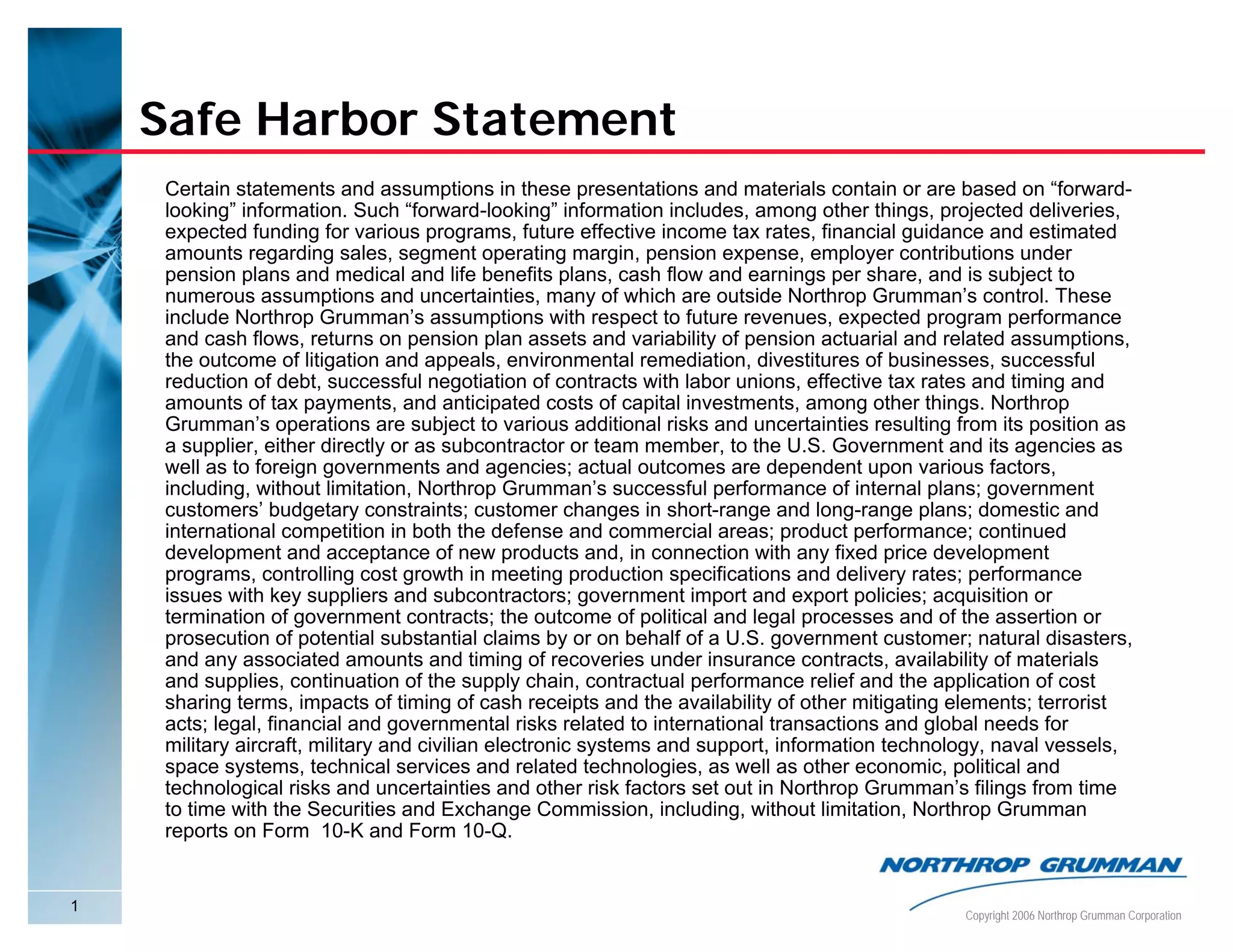 northrop grumman Information & Services | PPT