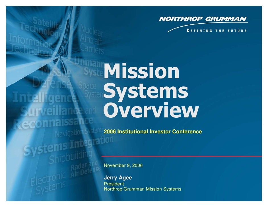 northrop grumman Information & Services