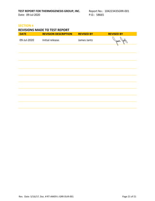 iMovR ZipDesk ANSI/BIFMA X5.5 Test Report | PDF