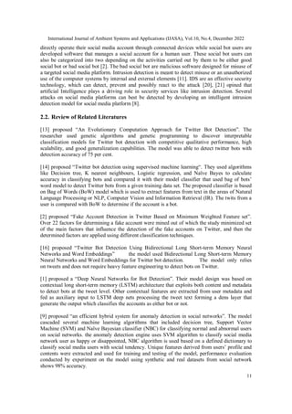 A CONCEPTUAL FRAMEWORK OF A DETECTIVE MODEL FOR SOCIAL BOT CLASSIFICATION | PDF