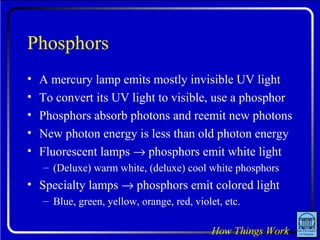 Fluorescent Lamps | PPT