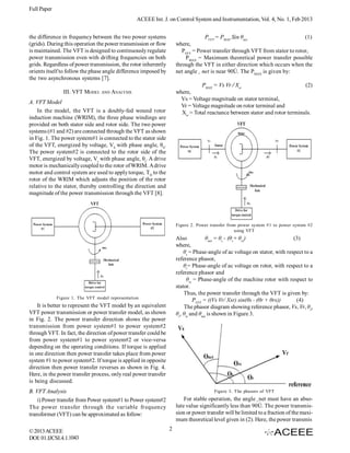 VFT Application for Asynchronous Power Transfer | PDF