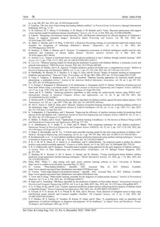 Optimized stacking ensemble for early-stage diabetes mellitus ...