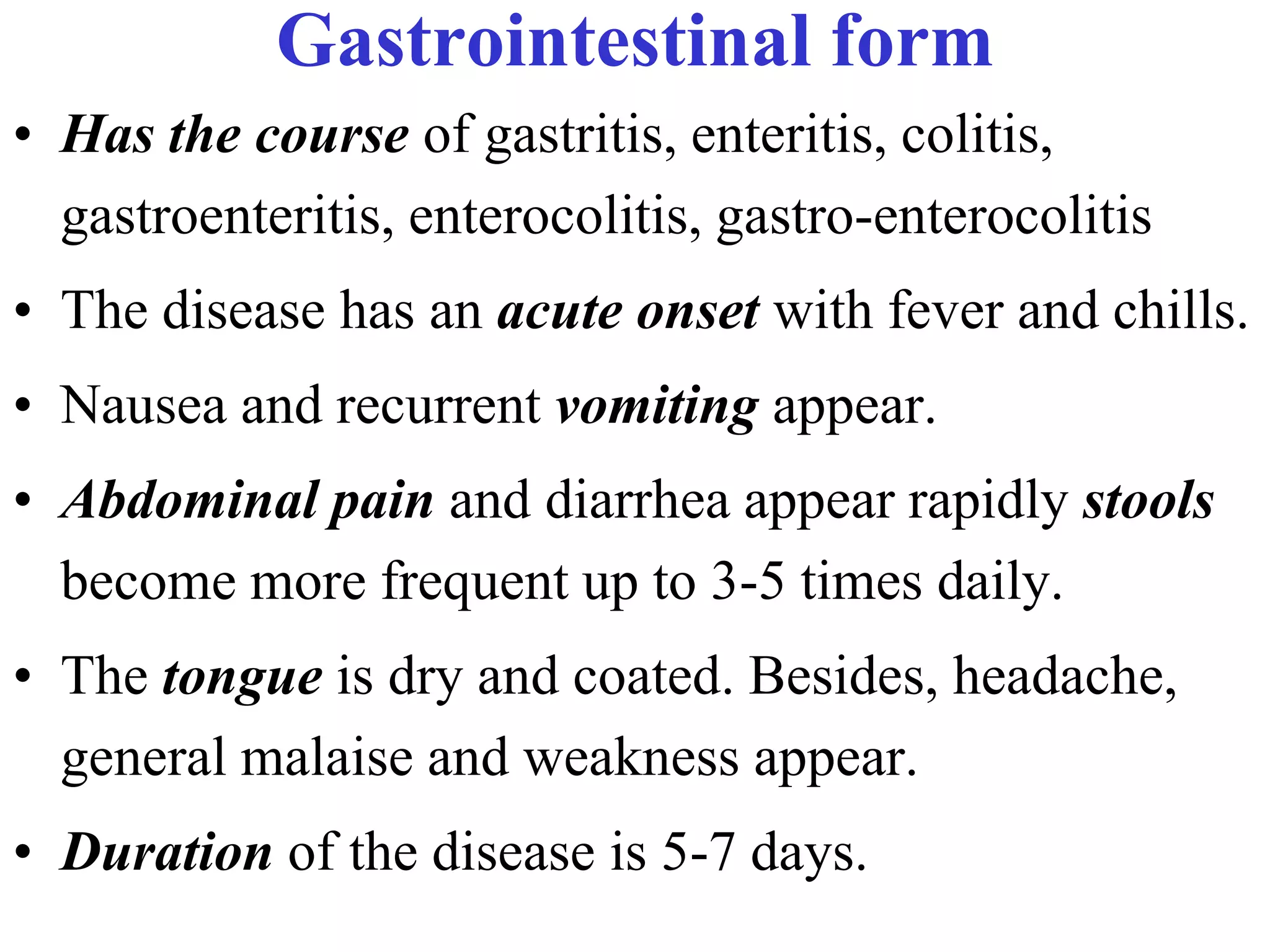 Acute intestinal infections | PPT