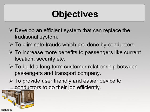 Automated Traval Ticketing System | PPT