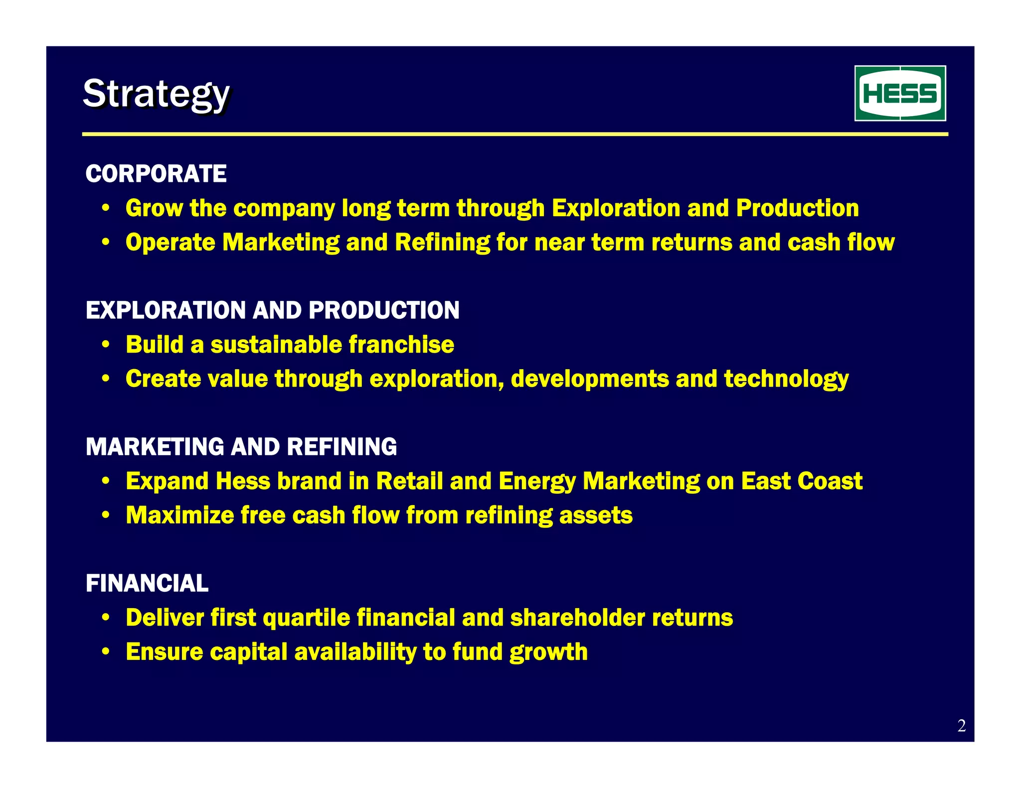 hess UBS Global Oil and Gas Conference Presentation | PDF
