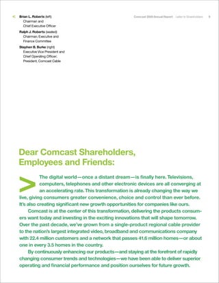 comcast Introduction and Shareholder Letter 2005 | PDF
