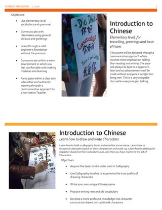 Chinese Language Flyer print | PDF