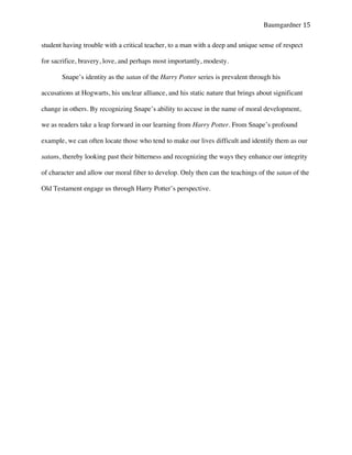 Snape Paper | PDF