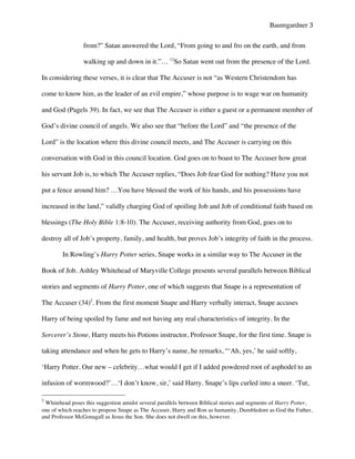 Snape Paper | PDF
