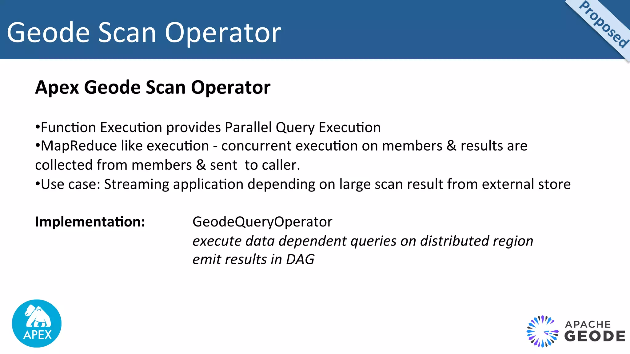 Apex & Geode: In-memory streaming, storage & analytics | PDF