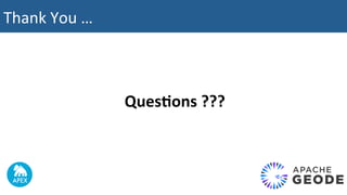 Apex & Geode: In-memory streaming, storage & analytics | PPT