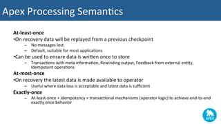 Apex & Geode: In-memory streaming, storage & analytics | PPT